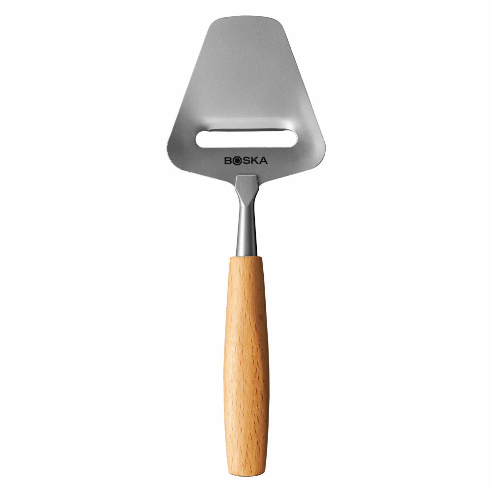 Boska cheese slicer Amigo S, cheese cutter, stainless steel, beech woo ...